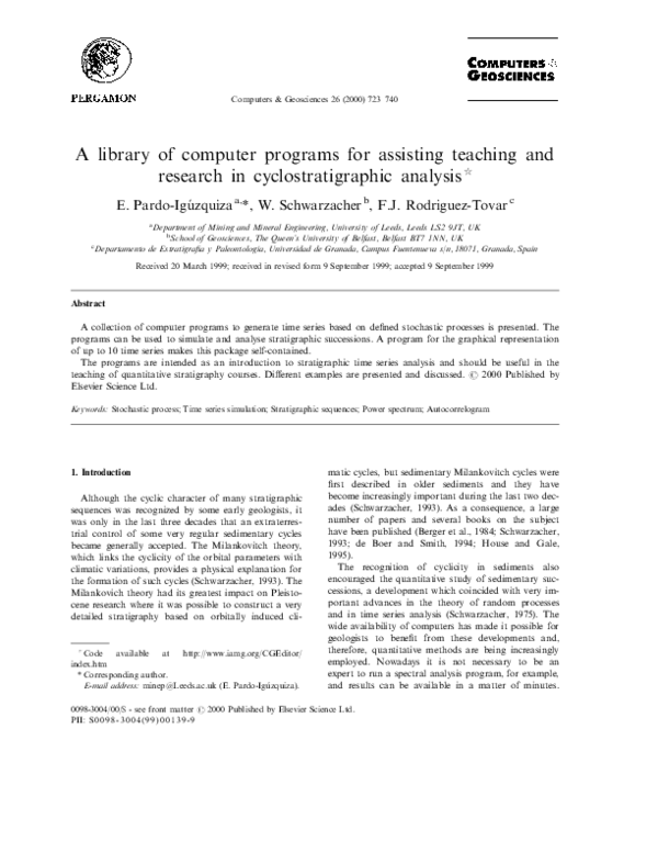 (PDF) A library of computer programs for assisting teaching and ...