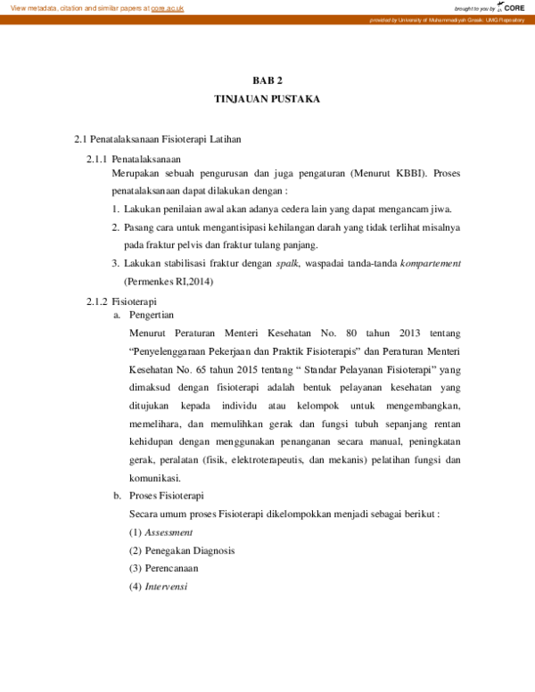 (PDF) Penatalaksanaan Fisioterapi Latihan Untuk Peningkatan Kekuatan ...
