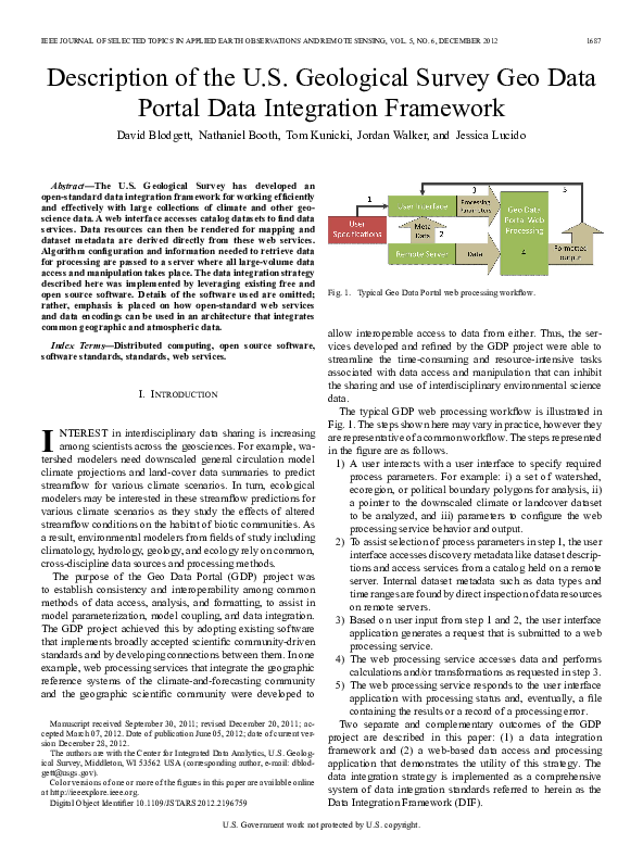 (PDF) Description of the U.S. Geological Survey Geo Data Portal Data ...