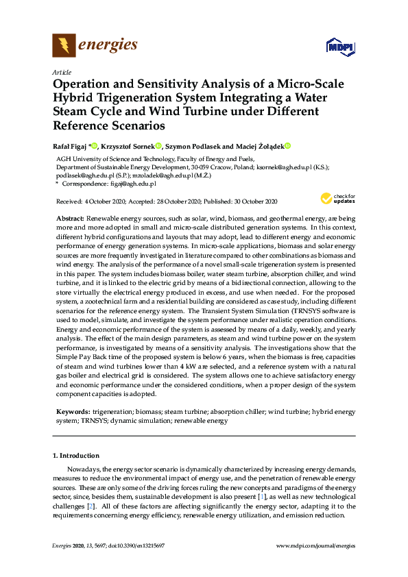 (PDF) Operation and Sensitivity Analysis of a Micro-Scale Hybrid ...