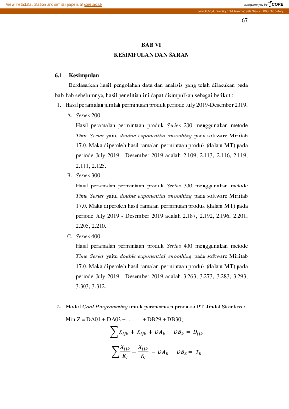 (PDF) PERENCANAAN PRODUKSI PADA PRODUK STAINLESS STEEL MENGGUNAKAN ...