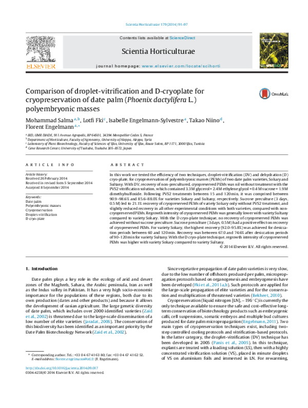 (PDF) Comparison of droplet-vitrification and D-cryoplate for ...