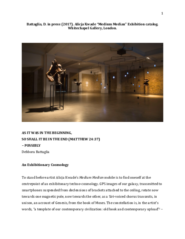 (PDF) AS IT WAS IN THE BEGINNING, SO SHALL IT BE IN THE END (MATTHEW 24 ...