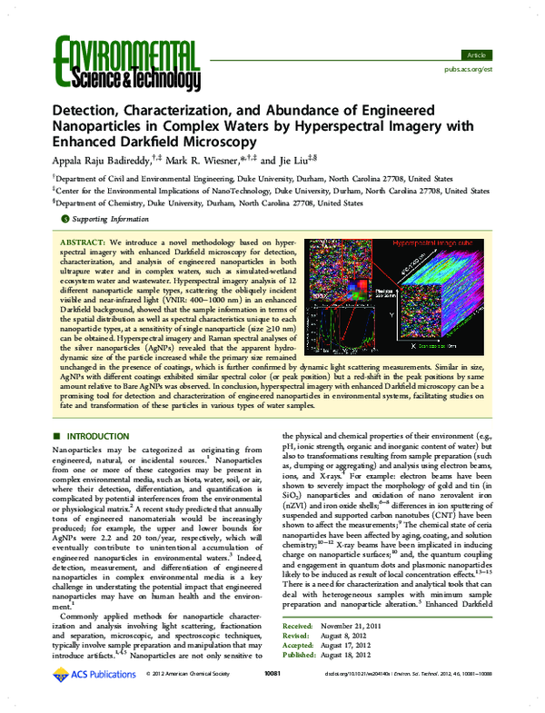 (PDF) Detection, Characterization, and Abundance of Engineered ...