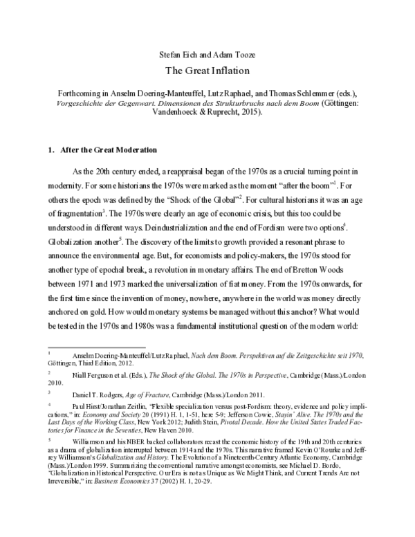 (PDF) The Great Inflation