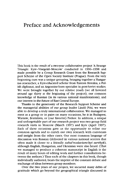 (PDF) Preface and Acknowledgements