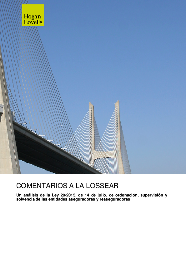 (PDF) Comentarios a la Lossear: Un análisis de la Ley 20/2015, de 14 de julio, de ordenación ...