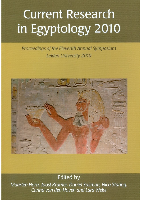 (PDF) Rage like an Egyptian - the Conceptualization of Anger. Current ...