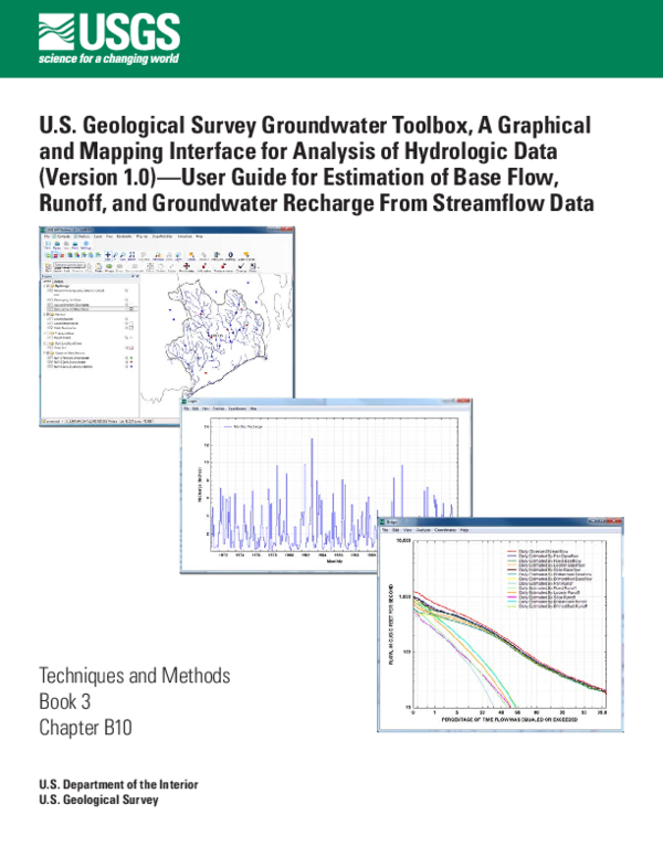 (PDF) U.S. Geological Survey groundwater toolbox, a graphical and ...