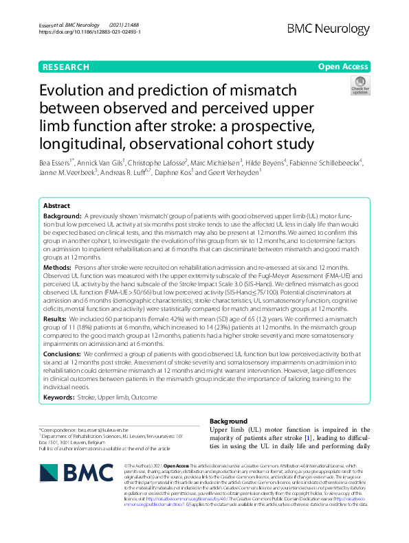 (PDF) Evolution and prediction of mismatch between observed and ...