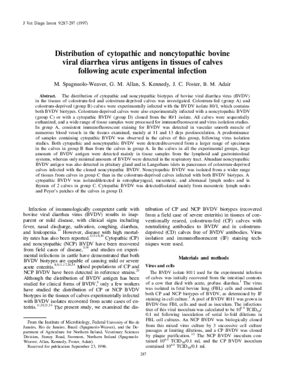 (PDF) Distribution of Cytopathic and Noncytopathic Bovine Viral ...