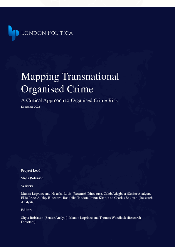 (PDF) Mapping Transnational Organised Crime: A Critical Approach to ...