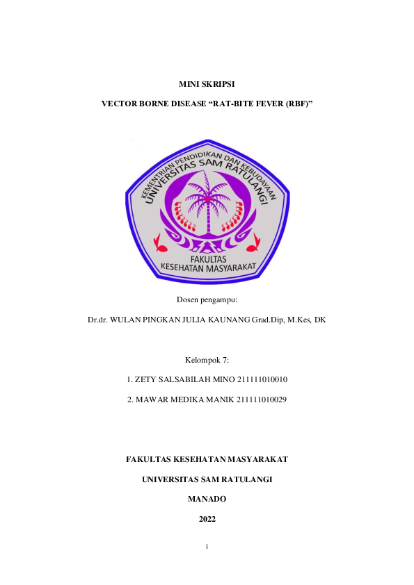 (PDF) TUGAS MINI THESIS EPIDEMIOLOGI PENYAKIT MENULAR