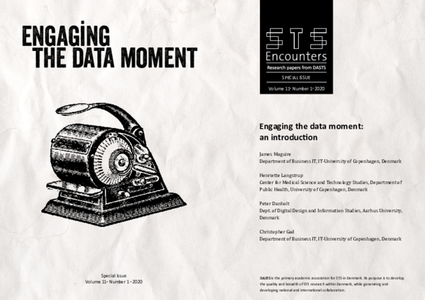 (PDF) Engaging the data moment: an introduction