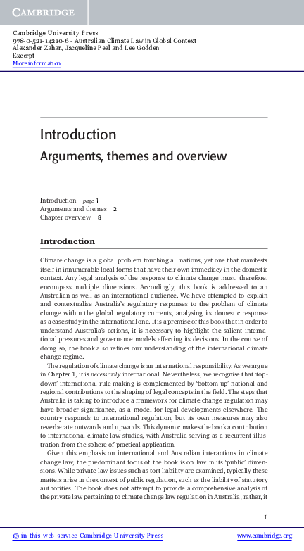 (PDF) Introduction Arguments , themes and overview