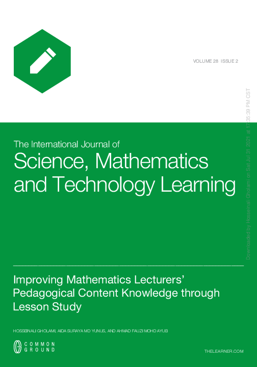 (PDF) Improving Mathematics Lecturers’ Pedagogical Content Knowledge ...