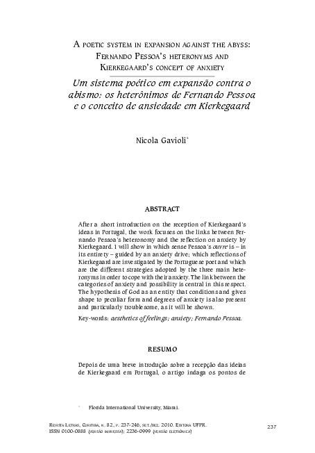 (PDF) kierkegAArd’s ConCept oF Anxiety