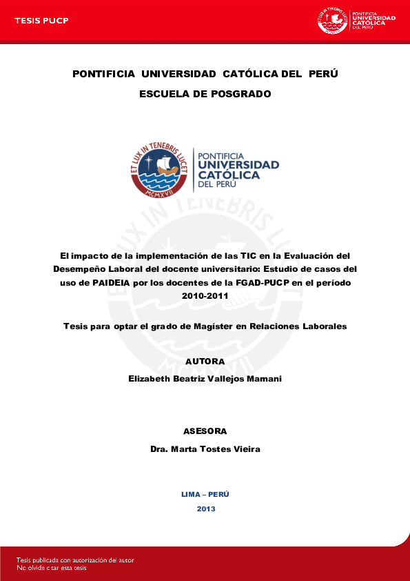 (PDF) El impacto de la implementación de las TIC en la Evaluación del ...