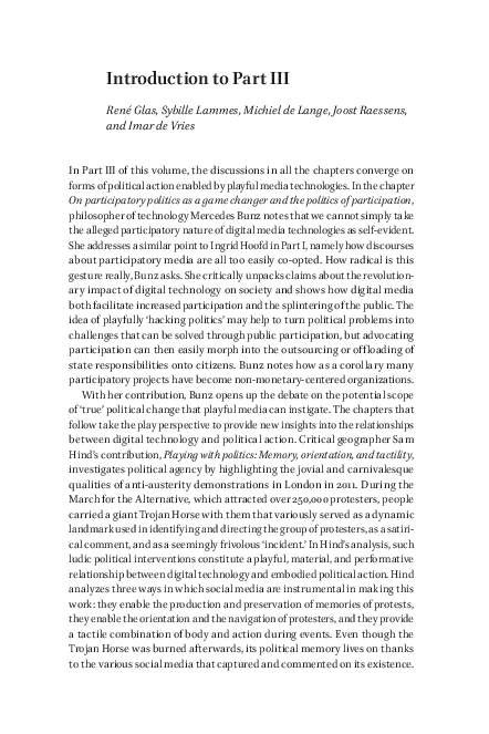 (PDF) Introduction to Part III