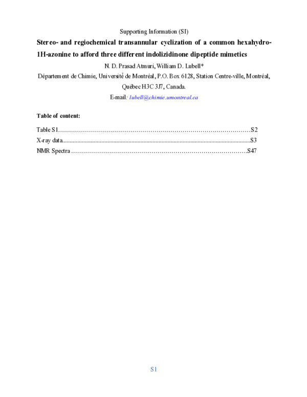 (PDF) Stereo- and Regiochemical Transannular Cyclization of a Common ...