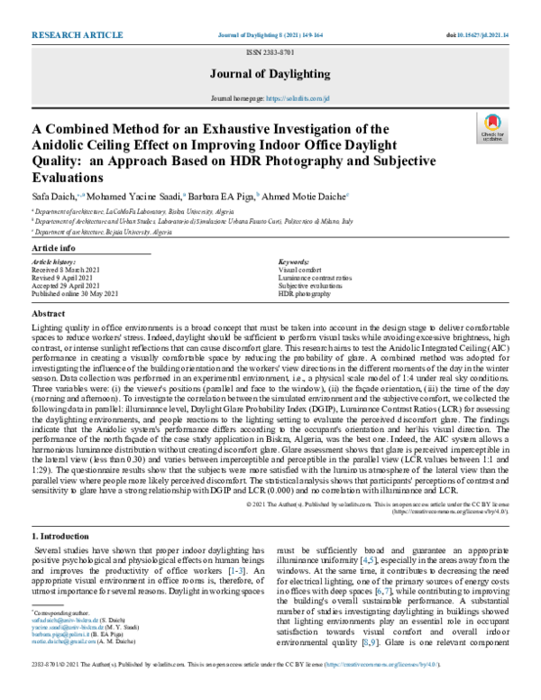 (PDF) A Combined Method for an Exhaustive Investigation of the Anidolic ...