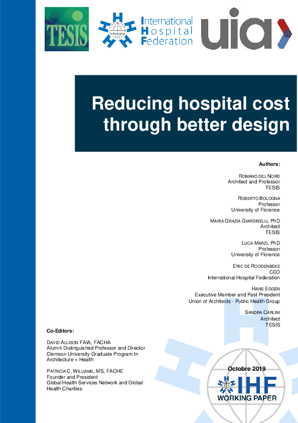 (PDF) Reducing hospital cost through better design