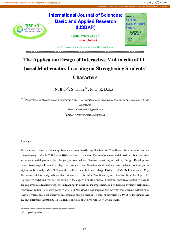 (PDF) The Application Design of Interactive Multimedia of IT-based ...