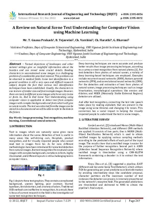 (PDF) A Review on Natural Scene Text Understanding for Computer Vision ...