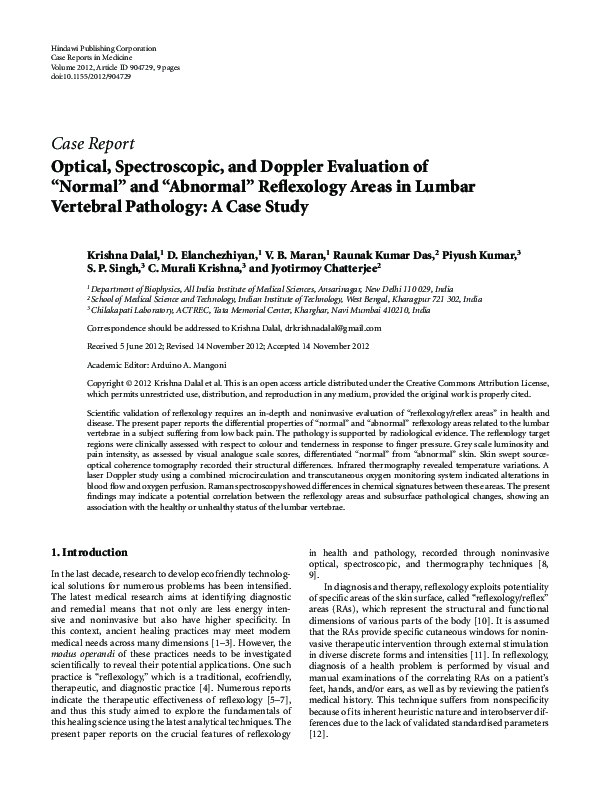 (PDF) Optical, Spectroscopic, and Doppler Evaluation of “Normal” and ...