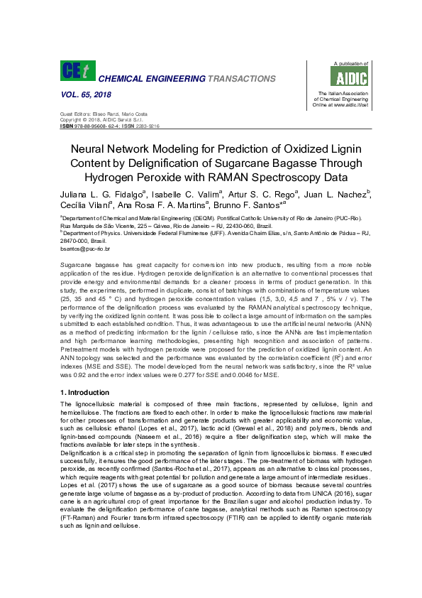 (PDF) Neural Network Modeling for Prediction of Oxidized Lignin Content ...