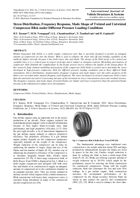 (PDF) Stress Distribution, Frequency Response, Mode Shape of Twisted ...