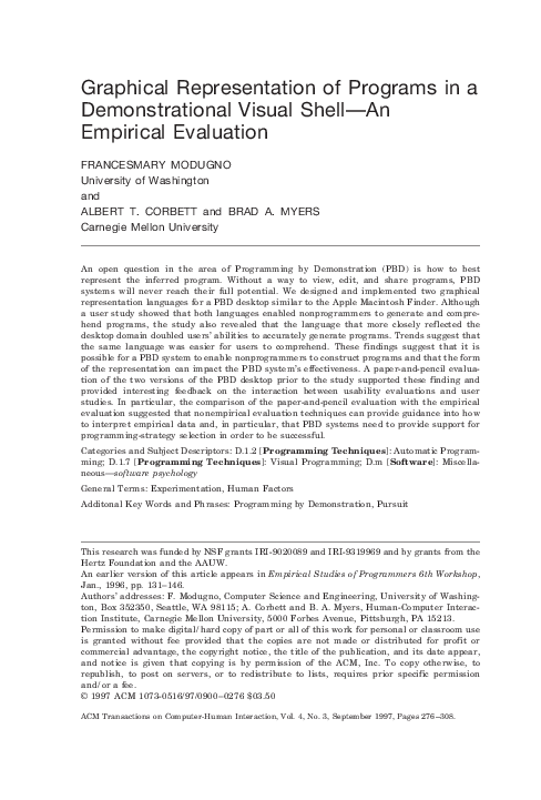 (PDF) Graphical representation of programs in a demonstrational visual ...
