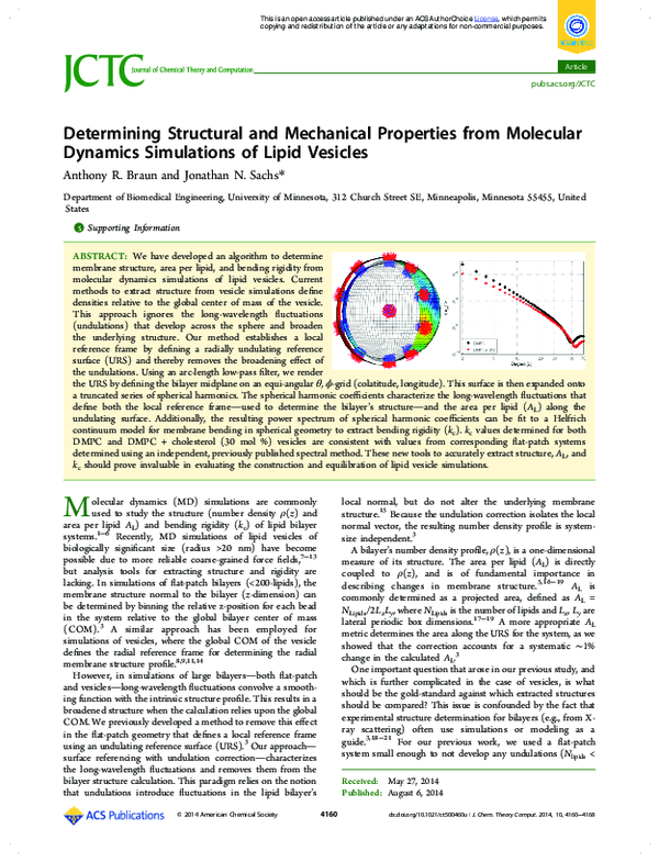 (PDF) Determining Structural and Mechanical Properties from Molecular ...