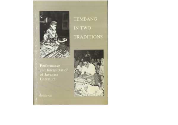 (PDF) Arps 1992—Tembang in Two Traditions