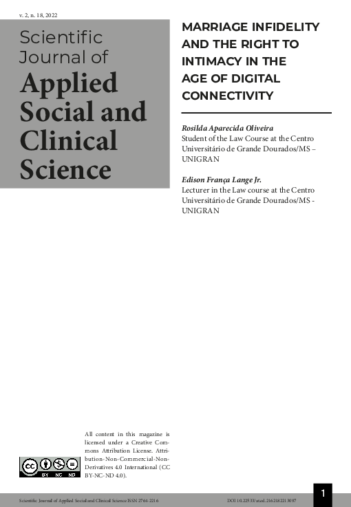 (PDF) Marriage Infidelity and the Right to Intimacy in the Age of ...