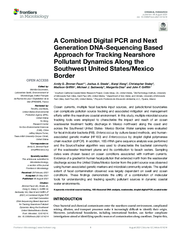 (PDF) A Combined Digital PCR and Next Generation DNA-Sequencing Based ...