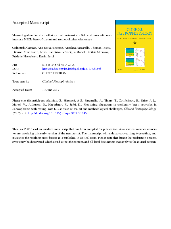 (PDF) Measuring alterations in oscillatory brain networks in schizophrenia with resting-state ...