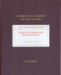 (PDF) Determining flow field singularities from drifter trajectories ...