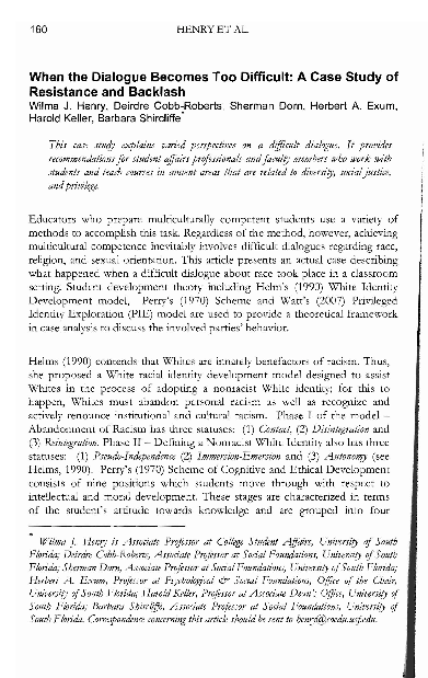 (PDF) When the dialogue becomes too difficult: A case study of ...