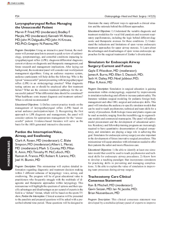 (PDF) Simulators for Endoscopic Airway Surgery: Current and Future