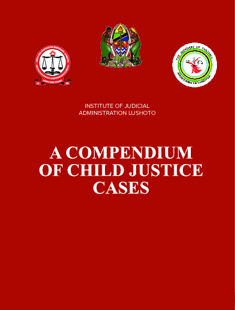 (PDF) A COMPENDIUM OF CHILD JUSTICE CASES.