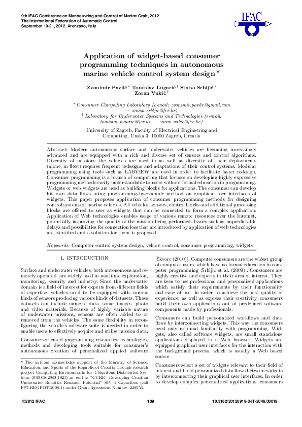 (PDF) Application of widget-based consumer programming techniques in autonomous marine vehicle ...