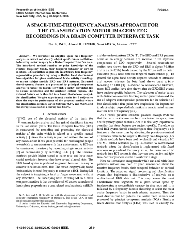 (PDF) A space-time-frequency analysis approach for the classification motor imagery EEG ...
