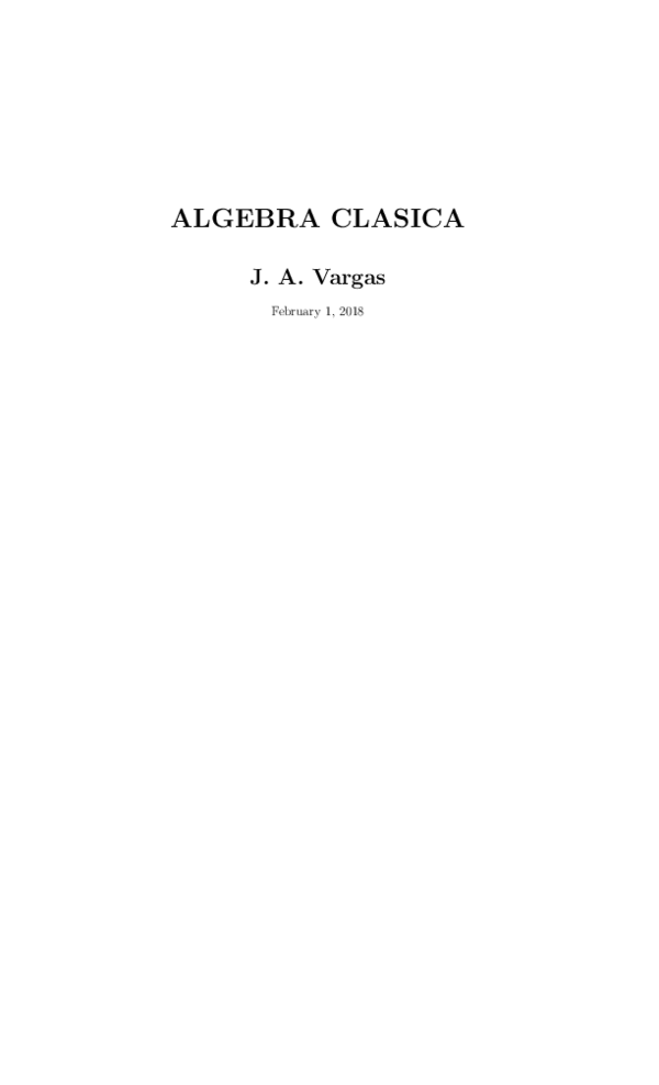 (PDF) Vargas Mendoza 2009 Algebra Clasica-annotated