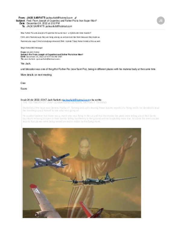 (PDF) From Joseph of Cupertino and Father Pio to Iron Super Man