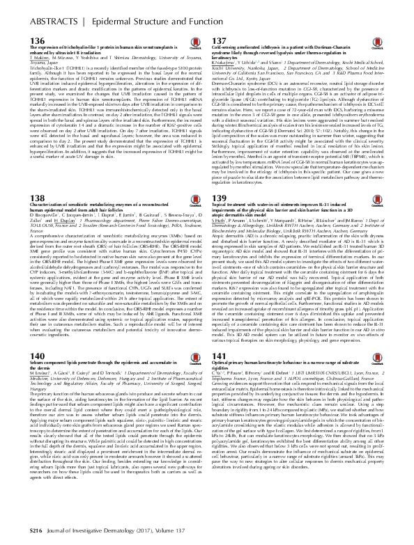 (PDF) 139 Topical treatment with water-in-oil ointments improves IL-31 ...