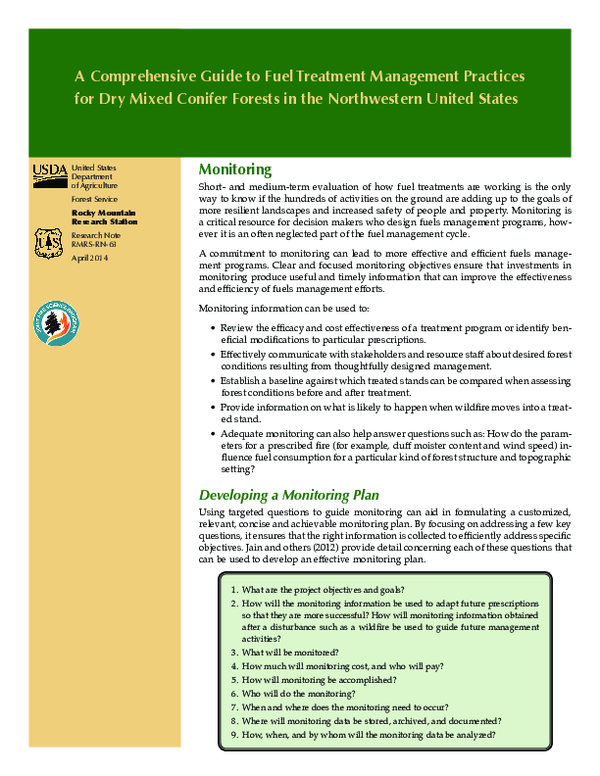(PDF) A comprehensive guide to fuel management practices for dry mixed ...