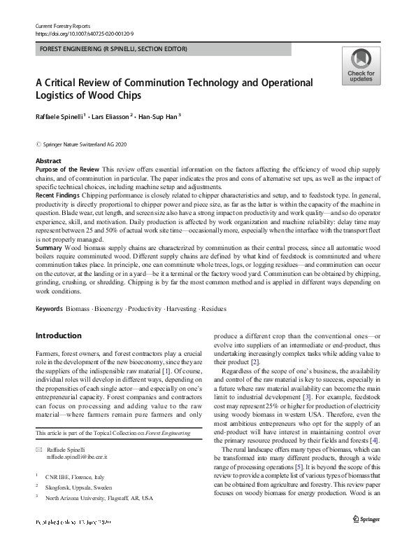 (PDF) A Critical Review of Comminution Technology and Operational ...