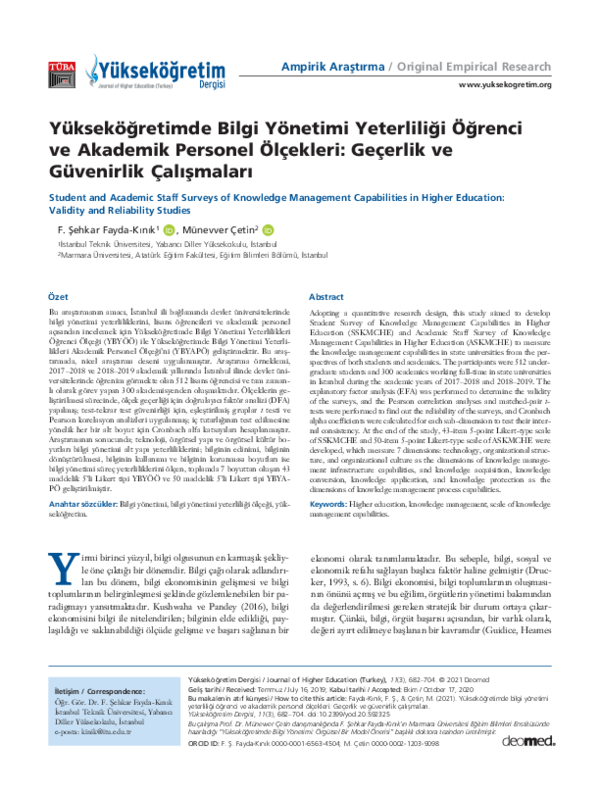 (PDF) Student and Academic Staff Surveys of Knowledge Management ...