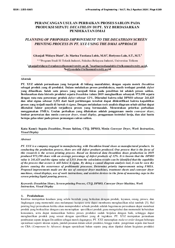 (PDF) Perancangan Usuluan Perbaikan Proses Sablon Pada Produksi Sepatu ...